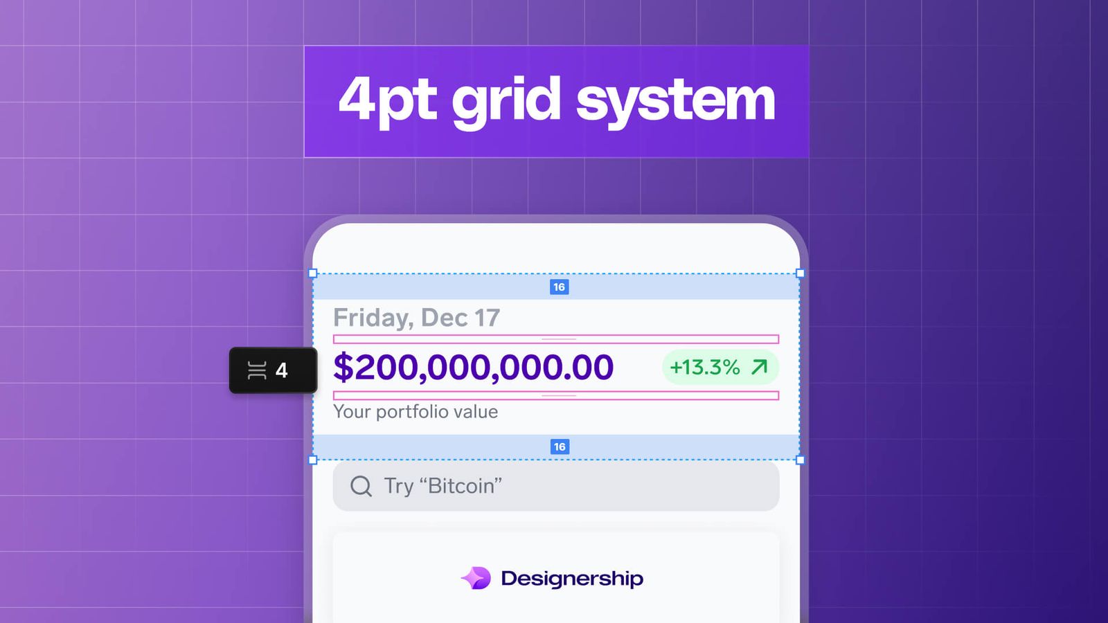 The 4-Point Grid System: Mastering Spacing in UI Design